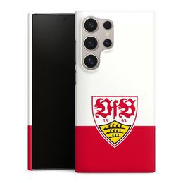 DeinDesign Galaxy S24 Ultra Handy Premium Case Smartphone Handyh&uuml;lle Schutzh&uuml;lle gl&auml;nzend Vfb Stuttgart Logo Official Licensed Product Premium Case