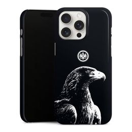 DeinDesign iPhone 15 Pro Max Handy Premium Case Smartphone Handyh&uuml;lle Schutzh&uuml;lle gl&auml;nzend Attila Official Licensed Product Eintracht Frankfurt Premium Case