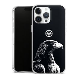 DeinDesign iPhone 14 Pro Max Handy Silikon H&uuml;lle Case transparent Handyh&uuml;lle Attila Official Licensed Product Eintracht Frankfurt Silikon Case