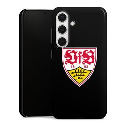 DeinDesign Galaxy S24 Handy Premium Case Smartphone Handyh&uuml;lle Schutzh&uuml;lle gl&auml;nzend Vfb Stuttgart Coat Of Arms Official Licensed Product Premium Case