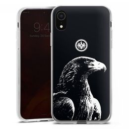 DeinDesign iPhone Xr Handy Silikon H&uuml;lle Case transparent Handyh&uuml;lle Attila Official Licensed Product Eintracht Frankfurt Silikon Case