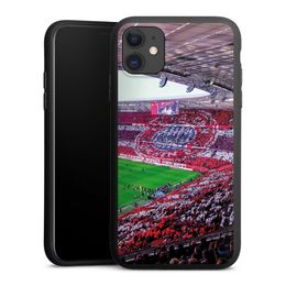 DeinDesign iPhone 11 Handy Premium Silikon H&uuml;lle Handyh&uuml;lle schwarz Case Stadium Fc Bayern M&uuml;nchen Fcb Silikon Premium Case