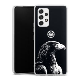 DeinDesign Galaxy A53 5G Handy Silikon H&uuml;lle Case transparent Handyh&uuml;lle Official Licensed Product Eintracht Frankfurt Attila Silikon Case