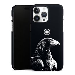 DeinDesign iPhone 14 Pro Max Handy Premium Case Smartphone Handyh&uuml;lle Schutzh&uuml;lle matt Attila Official Licensed Product Eintracht Frankfurt Premium Case