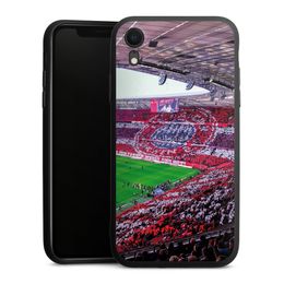 DeinDesign iPhone Xr Handy Premium Silikon H&uuml;lle Handyh&uuml;lle schwarz Case Stadium Fcb Fc Bayern M&uuml;nchen Silikon Premium Case