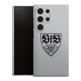 DeinDesign Galaxy S24 Ultra Handy Premium Case Smartphone Handyh&uuml;lle Schutzh&uuml;lle gl&auml;nzend Logo Official Licensed Product Vfb Stuttgart Premium Case