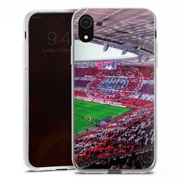 DeinDesign iPhone Xr Handy Silikon H&uuml;lle Case transparent Handyh&uuml;lle Stadium Fcb Fc Bayern M&uuml;nchen Silikon Case