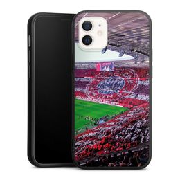 DeinDesign iPhone 12 mini Handy Premium Silikon H&uuml;lle Handyh&uuml;lle schwarz Case Stadium Fcb Fc Bayern M&uuml;nchen Silikon Premium Case