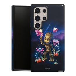 DeinDesign Galaxy S24 Ultra Handy Panzer Handyh&uuml;lle robuste Outdoor H&uuml;lle Schutzh&uuml;lle gl&auml;nzend Baby Groot Marvel Guardians Of The Galaxy Tough Case
