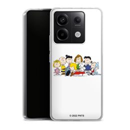 DeinDesign Xiaomi Redmi Note 13 Pro 5G Handy Silikon H&uuml;lle Case transparent Handyh&uuml;lle Merchandise Peanuts Kindheit Silikon Case