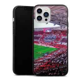DeinDesign iPhone 13 Pro Max Handy Silikon H&uuml;lle Case schwarz Handyh&uuml;lle Stadium Fcb Fc Bayern M&uuml;nchen