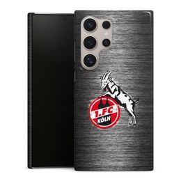 DeinDesign Galaxy S24 Ultra Handy Premium Case Smartphone Handyh&uuml;lle Schutzh&uuml;lle gl&auml;nzend Official Licensed Product Metallic Look 1. Fc K&ouml;ln Premium Case