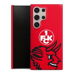 DeinDesign Galaxy S24 Ultra Handy Premium Case Smartphone Handyh&uuml;lle Schutzh&uuml;lle gl&auml;nzend Devil 1. Fc Kaiserslautern 1. Fck Premium Case