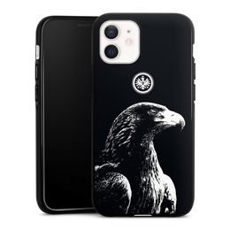 DeinDesign iPhone 12 Handy Silikon H&uuml;lle Case schwarz Handyh&uuml;lle Eintracht Frankfurt Official Licensed Product Attila