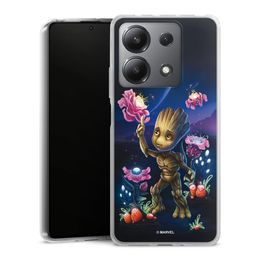 DeinDesign Xiaomi Redmi Note 13 5G Handy Silikon H&uuml;lle Case transparent Handyh&uuml;lle Baby Groot Marvel Guardians Of The Galaxy Silikon Case