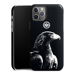 DeinDesign iPhone 12 Pro Handy Premium Case Smartphone Handyh&uuml;lle Schutzh&uuml;lle gl&auml;nzend Attila Official Licensed Product Eintracht Frankfurt Premium Case