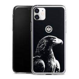 DeinDesign iPhone 11 Handy Slim Case Silikon Handyh&uuml;lle transparent H&uuml;lle extra d&uuml;nn Eintracht Frankfurt Official Licensed Product Attila Silikon Slim Case