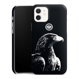 DeinDesign iPhone 12 Handy Premium Case Smartphone Handyh&uuml;lle Schutzh&uuml;lle matt Eintracht Frankfurt Official Licensed Product Attila Premium Case
