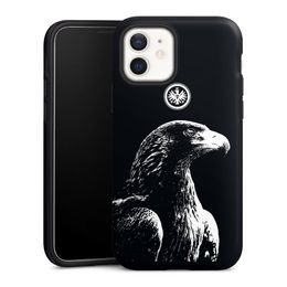 DeinDesign iPhone 12 mini Handy Panzer Handyh&uuml;lle robuste Outdoor H&uuml;lle Schutzh&uuml;lle matt Eintracht Frankfurt Official Licensed Product Attila Tough Case