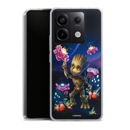 DeinDesign Xiaomi Redmi Note 13 Pro 5G Handy Silikon H&uuml;lle Case transparent Handyh&uuml;lle Baby Groot Marvel Guardians Of The Galaxy Silikon Case