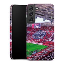 DeinDesign Galaxy S22 Handy Premium Case Smartphone Handyh&uuml;lle Schutzh&uuml;lle gl&auml;nzend Stadium Fcb Fc Bayern M&uuml;nchen Premium Case