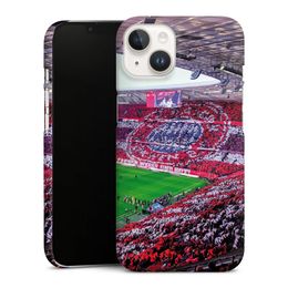 DeinDesign iPhone 14 Handy Premium Case Smartphone Handyh&uuml;lle Schutzh&uuml;lle matt Stadium Fcb Fc Bayern M&uuml;nchen Premium Case