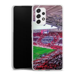 DeinDesign Galaxy A53 5G Handy Silikon H&uuml;lle Case transparent Handyh&uuml;lle Stadium Fcb Fc Bayern M&uuml;nchen Silikon Case