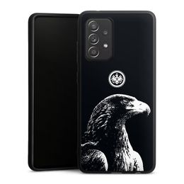 DeinDesign Galaxy A52s 5G Handy Premium Silikon H&uuml;lle Handyh&uuml;lle schwarz Case Eintracht Frankfurt Official Licensed Product Attila Silikon Premium Case