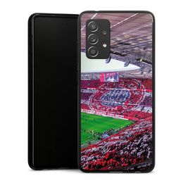 DeinDesign Galaxy A52s 5G Handy Silikon H&uuml;lle Case schwarz Handyh&uuml;lle Stadium Fcb Fc Bayern M&uuml;nchen