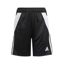 adidas Performance Sportshorts 'Tiro 24' Jungen Größe 128 schwarz / weiß