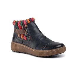 Rieker Stiefeletten Z6684-14 Blau Kombi Stiefelette