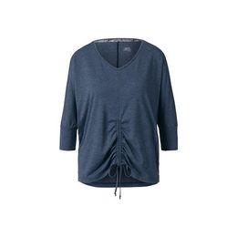 Tchibo 3/4-Sport-und-Yogashirt - Blau/Meliert - Gr.: XS
