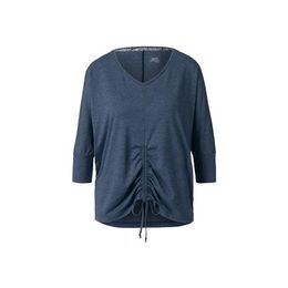 Tchibo 3/4-Sport-und-Yogashirt - Blau/Meliert - Gr.: S