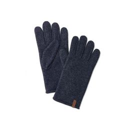 Tchibo Strickfleece-Handschuhe, dunkelblau meliert