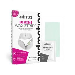 andmetics Wachsstreifen Bikini Wax Strips 20 Stck.