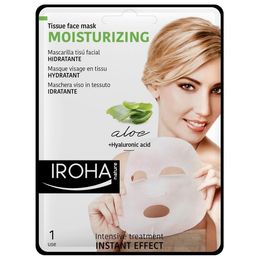 IROHA Gesichts-Vliesmasken Tissue Face Mask MOISTURIZING 1 Stck.