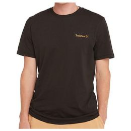 Timberland - Small Linear Logo Print Tee - T-Shirt Gr S schwarz