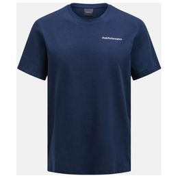Peak Performance - Explore Logo Tee - T-Shirt Gr S blau