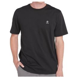 Timberland - Short Sleeve Woven Badge Tee - T-Shirt Gr S schwarz