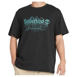 Timberland - Short Sleeve Graphic Slub Tee - T-Shirt Gr S schwarz