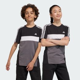 Adidas Tiberio 3-Streifen Colorblock Cotton Kids T-Shirt