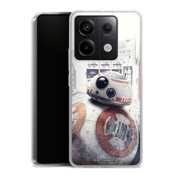 DeinDesign Xiaomi Redmi Note 13 Pro 5G Handy Silikon H&uuml;lle Case transparent Handyh&uuml;lle Robot Star Wars Merchandise Silikon Case