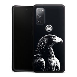 DeinDesign Galaxy S20 FE Handy Premium Silikon H&uuml;lle Handyh&uuml;lle schwarz Case Official Licensed Product Eintracht Frankfurt Attila Silikon Premium Case