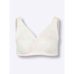 WITT Damen BH ohne B&uuml;gel im Jacquard-Dessin, champagner, Gr&ouml;&szlig;e 105E
