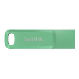 Sandisk Ultra Dual USB Flash Drive Go 128 GB, USB-C, Absinthe Green