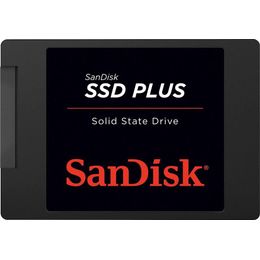 Sandisk PLUS interne SSD (1 TB) 535 MB/S Lesegeschwindigkeit, 350 MB/S Schreibgeschwindigkeit, schwarz