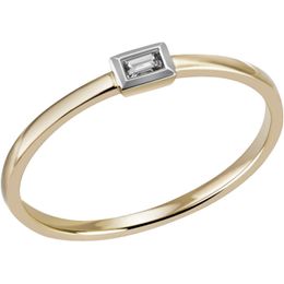 Firetti Fingerring Schmuck Geschenk Gold 585 Goldring Vorsteckring, mit Diamant, gelb|goldfarben