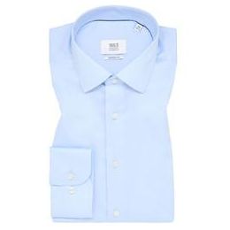 Eterna COMFORT FIT Luxury Shirt in hellblau unifarben, hellblau, 41