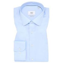 Eterna COMFORT FIT Luxury Shirt in hellblau unifarben, hellblau, 47