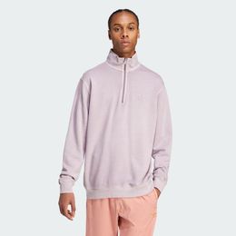 Adidas Trefoil Essentials+ Dye Half Zip Sweatshirt